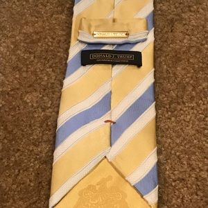 Donald Trump | Accessories | Donald Trump Yellow Blue Striped President ...